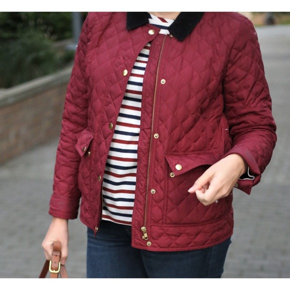 J. Crew | Jackets & Coats | Jcrew Water Resistant Down Fill Quilted ...